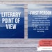 Literary Point of View Printable Poster Set, Literature Poster, High ...