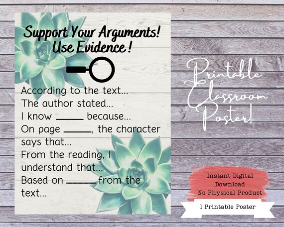 Literary Analysis Literary Poster Writing Poster Classroom - Etsy