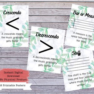 Music Room Art, Music Room Poster, Music Room Decor, Music Teacher ...