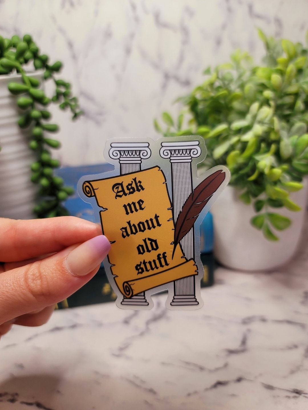 History Sticker, Historian Gift, Old Stuff Sticker, Archivist Sticker ...