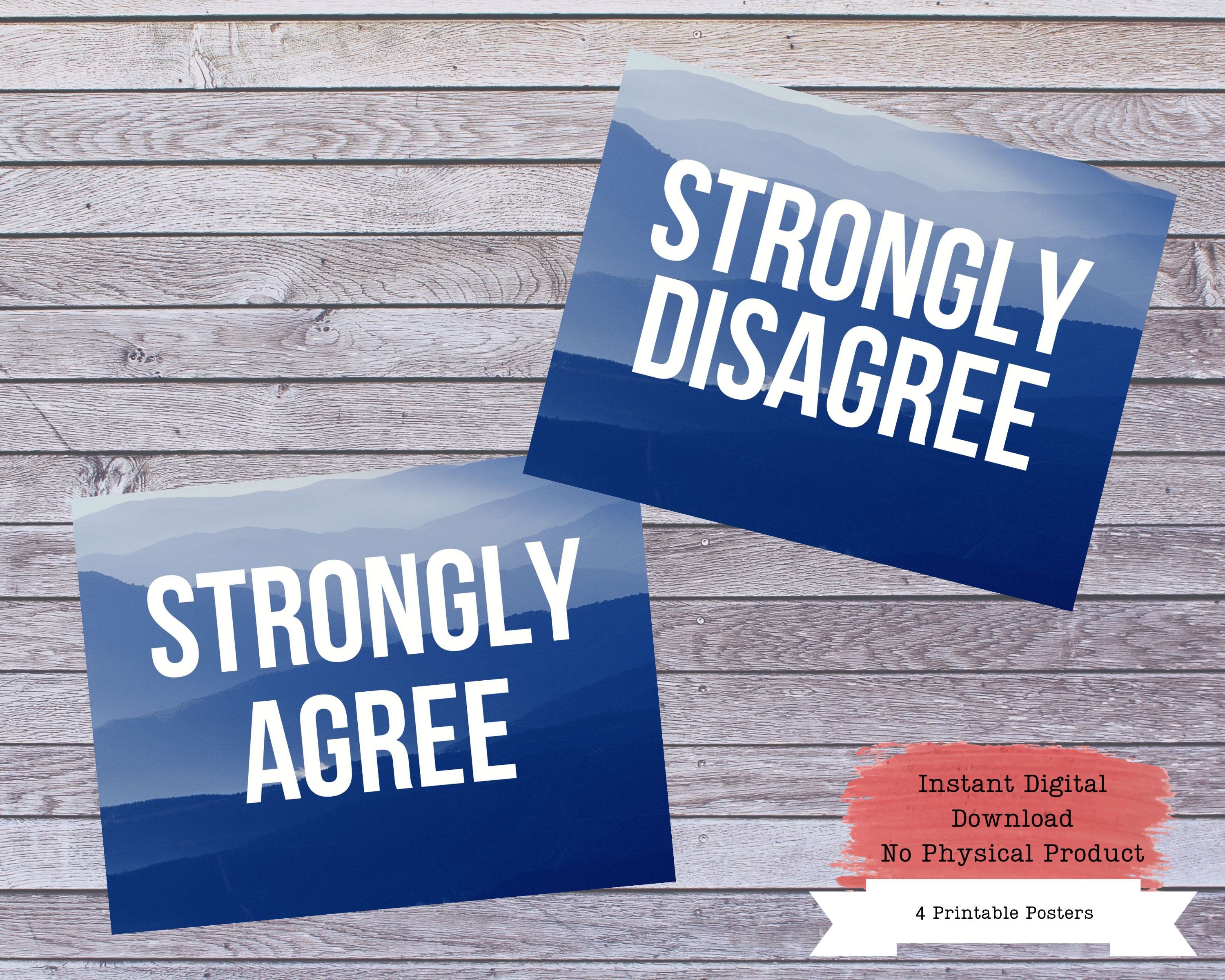 Four Corners Activity Posters, 4 Corners Activity, Classroom Discussion ...