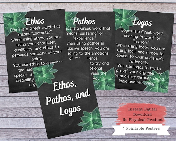Ethos Pathos Logos Aristotle Chart