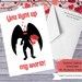 Mothman Valentine, Mothman Card, Cryptid Valentine, Mothman Gifts ...