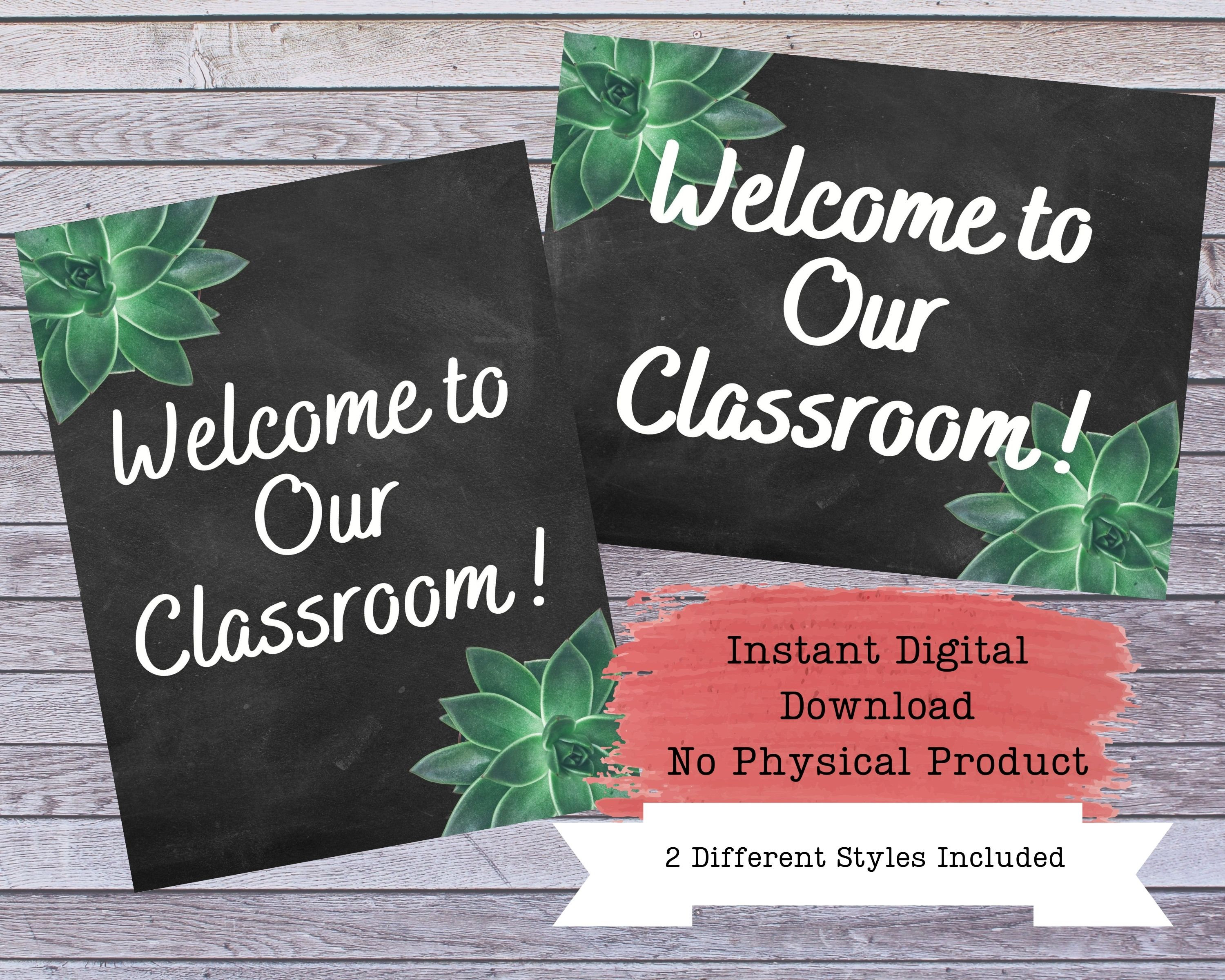 Welcome to Our Class, Class Poster, Classroom Signs, Classroom Posters ...