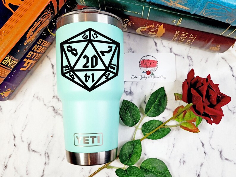 D20 Dice D20 Sticker D20 Decal D20 Gift D20 Roll - Etsy
