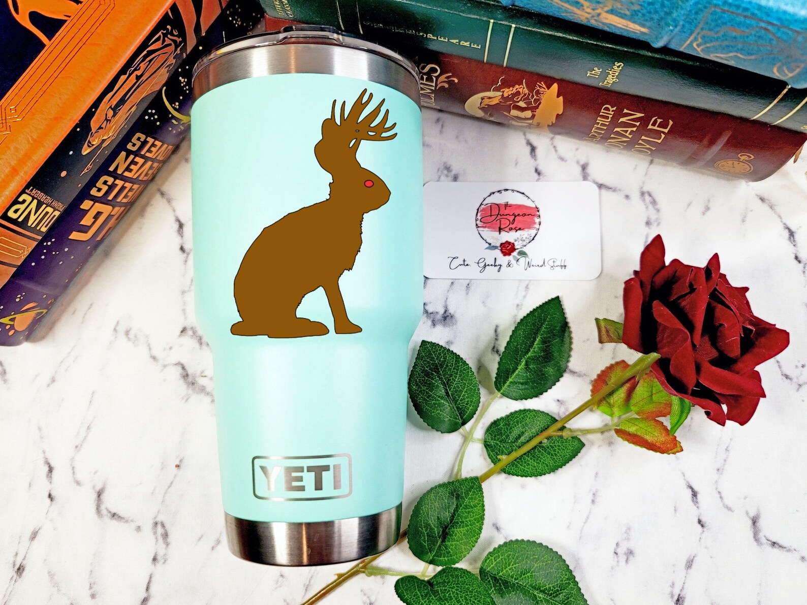 Jackalope Sticker Jackalope Decal Cryptid Core Cryptid | Etsy