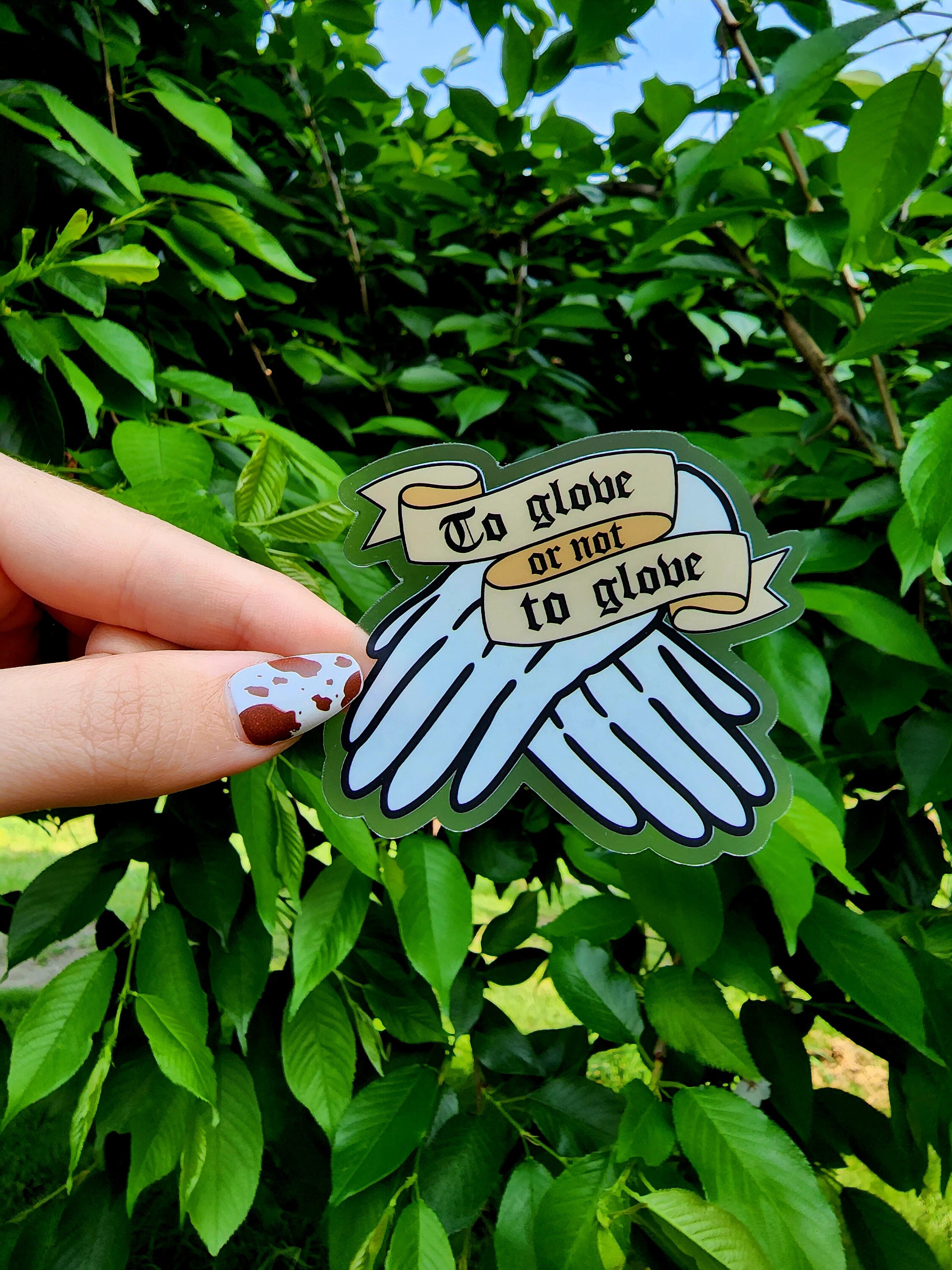 Archival Gloves Clear Sticker Archivist Sticker Archive - Etsy