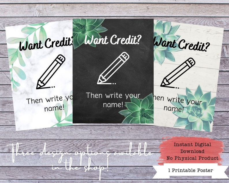 Write Your Name Classroom Poster Printable Poster Succulent - Etsy