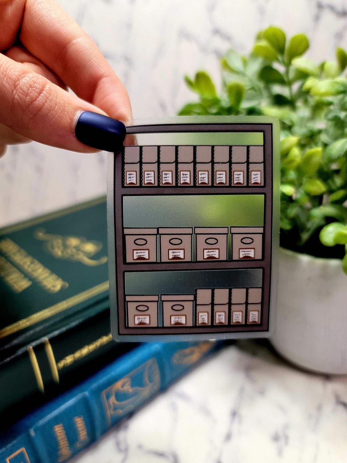 Archival Storage Clear Sticker Archival Boxes Archivist - Etsy