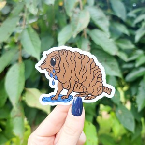 Squonk Cryptid Sticker, Cryptid Art, Cryptid Club, Cryptid Decor ...