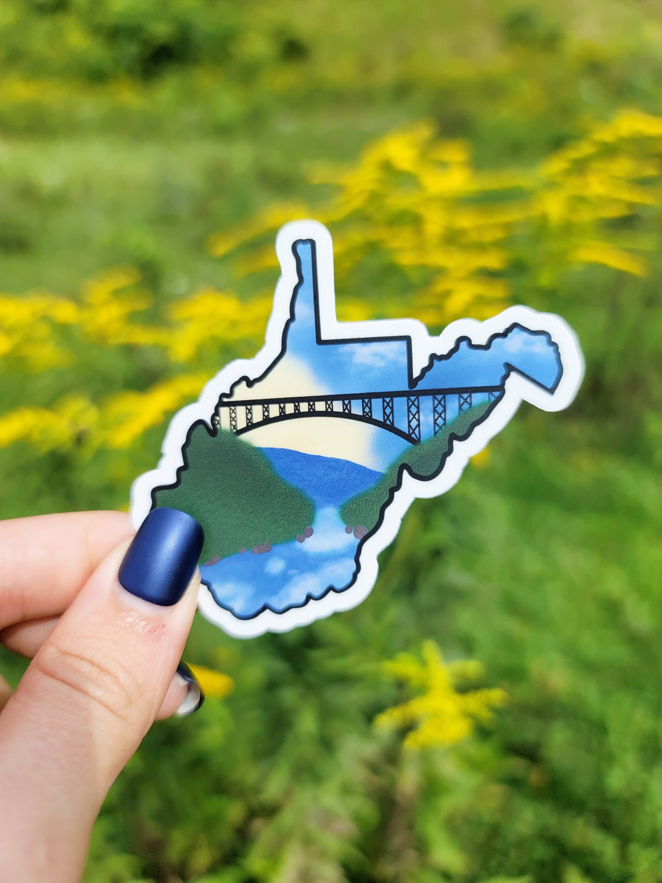 Mississippi Thin Blue Line New River Gorge - 3 Inch Premium Vinyl Decal ...