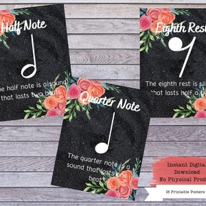 Music Poster Pack, Music Classroom, Music Room Decor, Music Room Art ...
