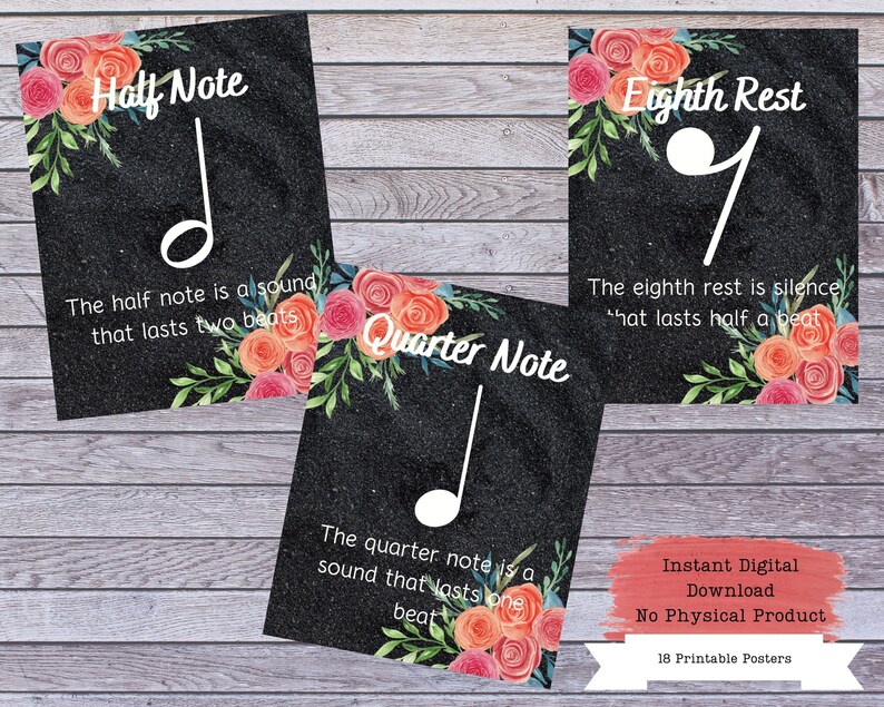 Music Poster Pack Music Classroom Music Room Decor Music - Etsy