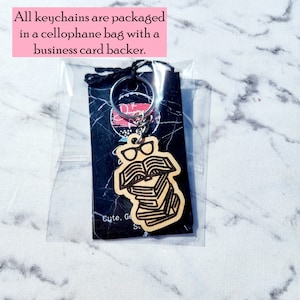 Library Squad Book Keychain, Librarian Keychain, Librarian Gift, Gift ...