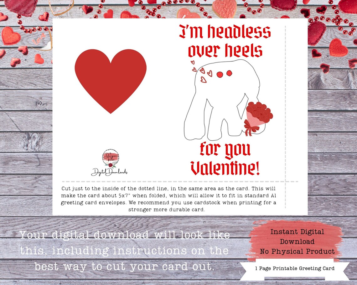 Grafton Monster Cryptid Valentine Printable Cards Cryptid - Etsy