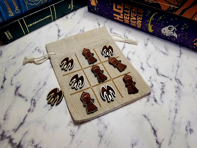 Tic Tac Toe Set Tic-tac-toe Game Travel Tic Tac Toe Travel - Etsy