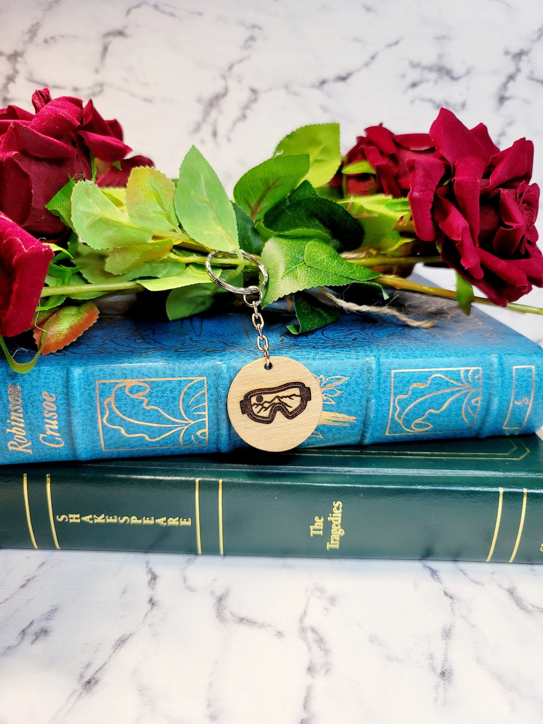 Snow Keychain, Ski Keychain, Snowboard Keychain, Winter Keychain ...