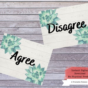 Four Corners Activity Posters, 4 Corners Activity, Classroom Discussion ...