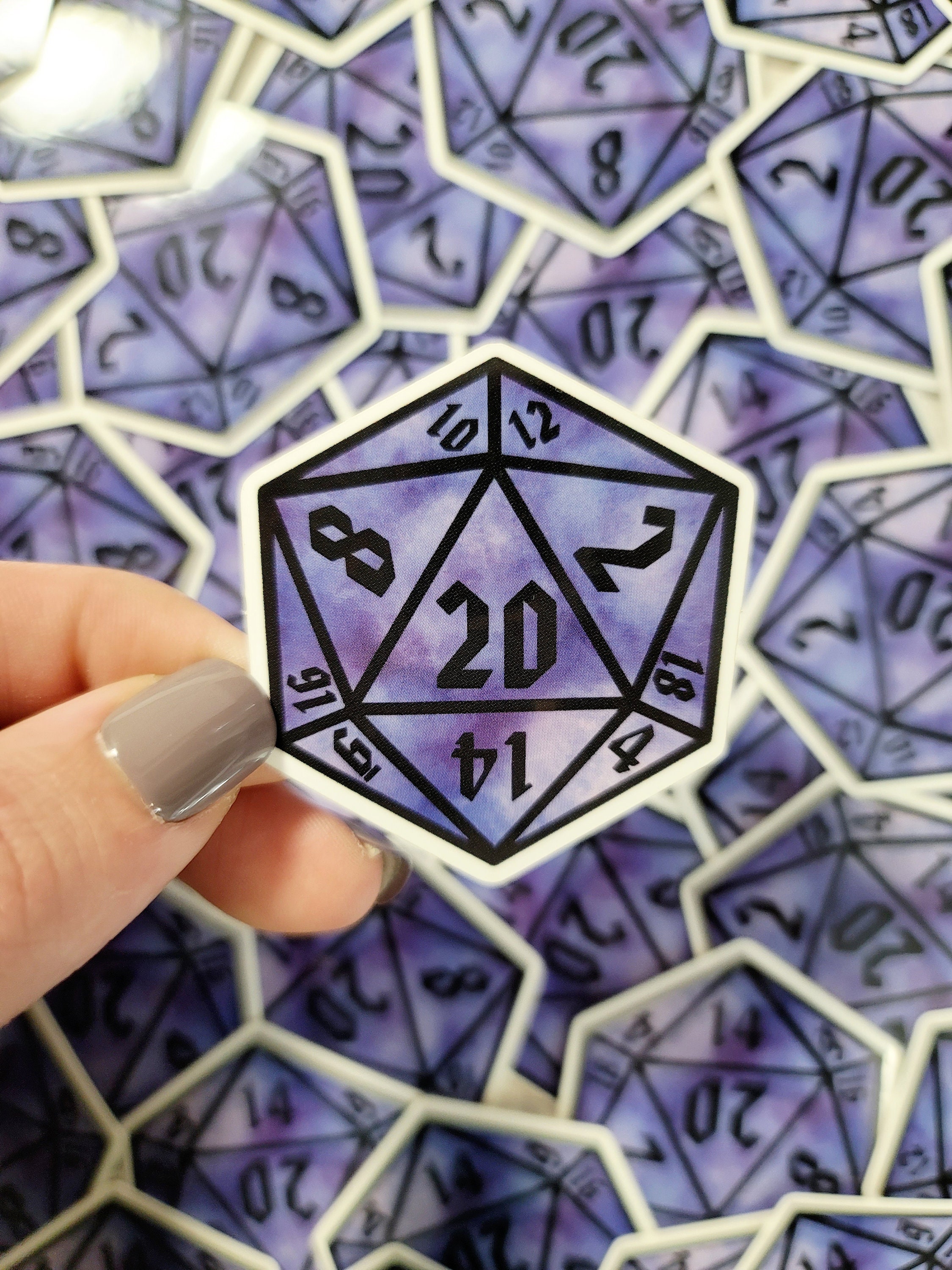 D20 Sticker Natural 20 Role Playing Games D20 Dice D20 - Etsy