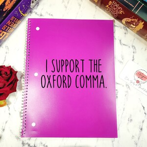 Oxford Comma Sticker, Librarian Sticker, ELA Teacher Sticker, Writer ...