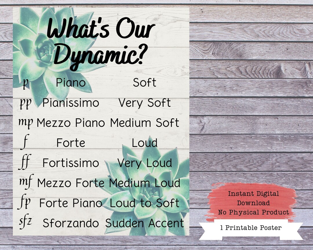 What's Our Dynamic, Music Room Decor, Music Classroom, Music Teacher ...