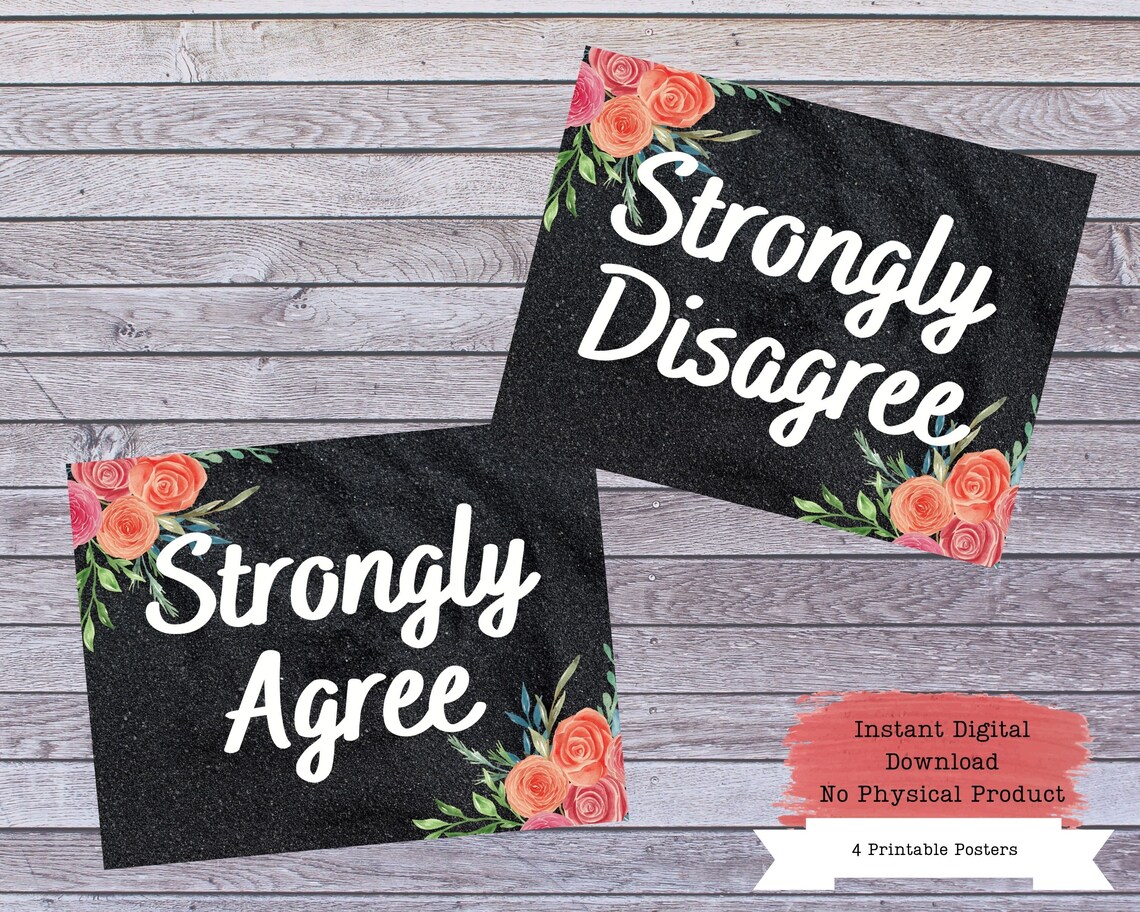 Four Corners Activity Posters, 4 Corners Activity, Classroom Discussion ...