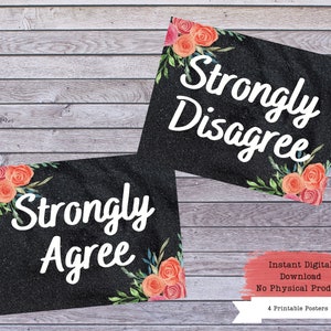 Four Corners Activity Posters 4 Corners Activity Classroom - Etsy