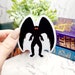Mothman Sticker, Cryptid Art, Cryptid Club, Cryptid Decor, Cryptid ...