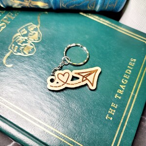 Airplane Keychain Paper Airplane Gifts Pilot Gifts Flight - Etsy