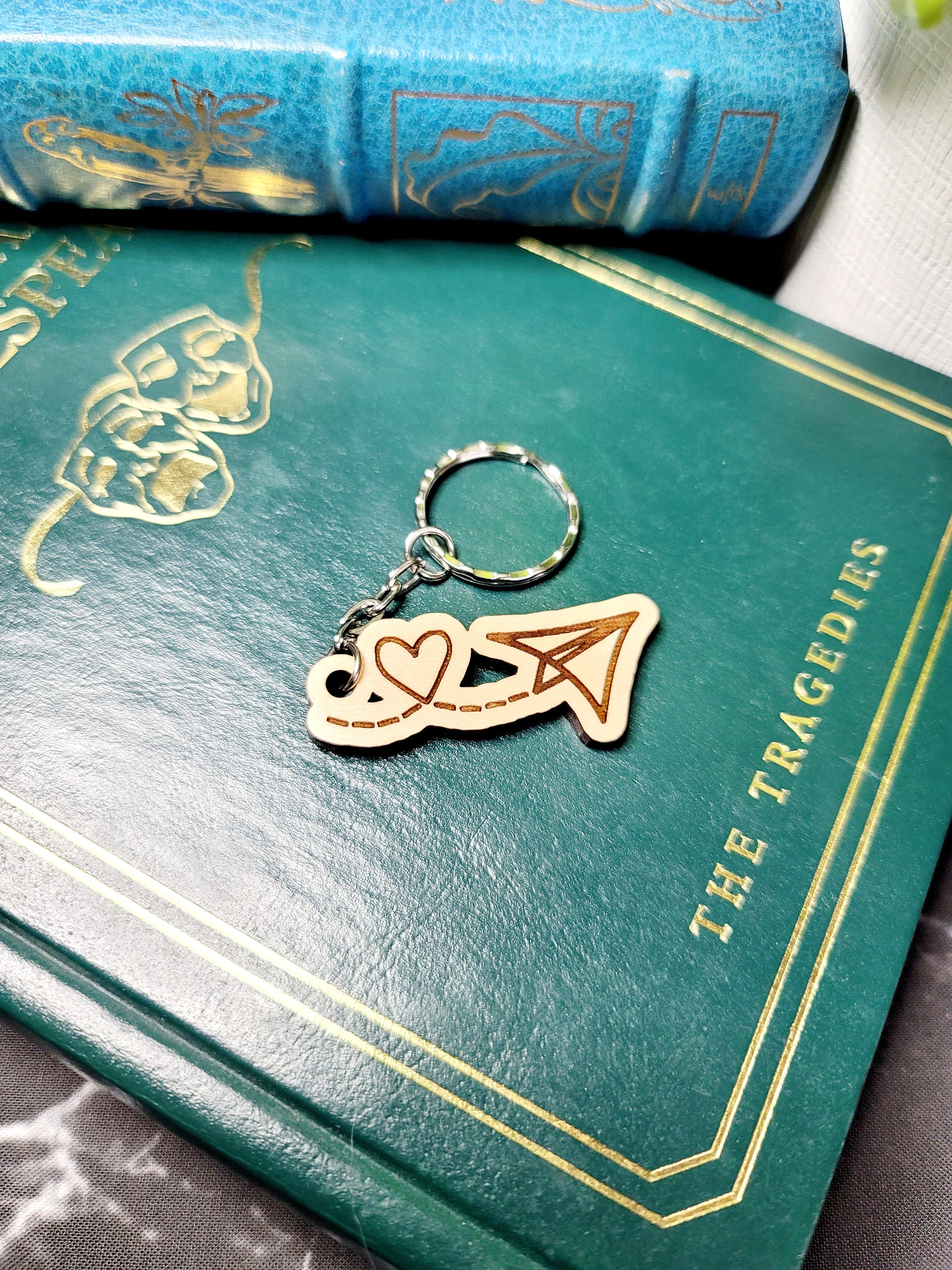 Airplane Keychain Paper Airplane Gifts Pilot Gifts Flight | Etsy