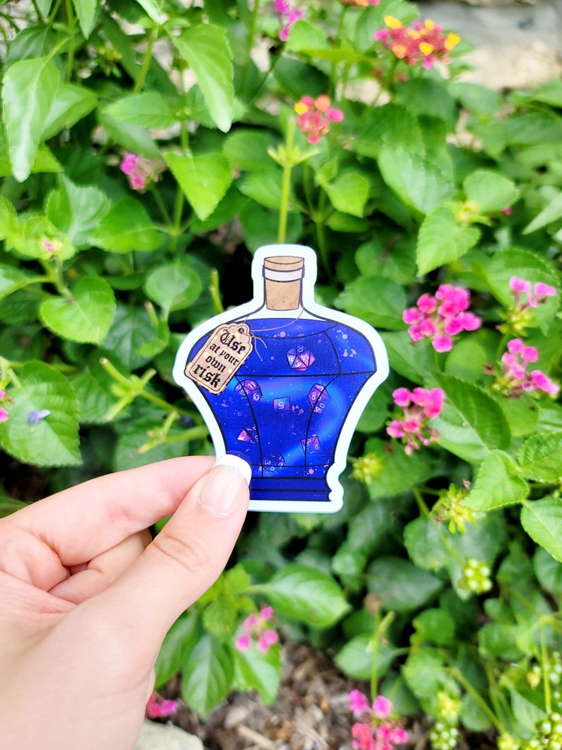 D20 Potion Bottle Magnet D20 Dice Dice Magnet RPG Dice RPG - Etsy