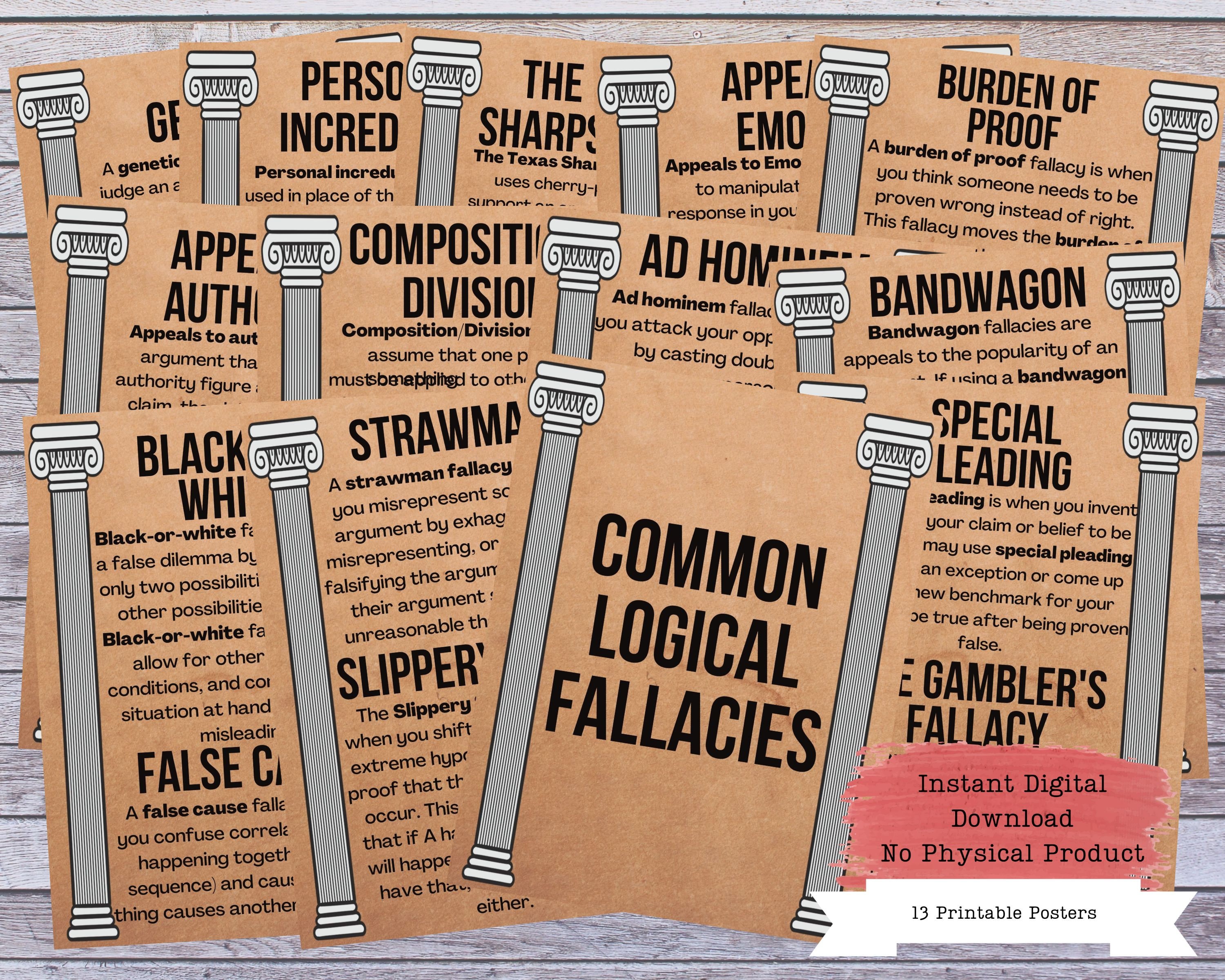 Fallacy Poster