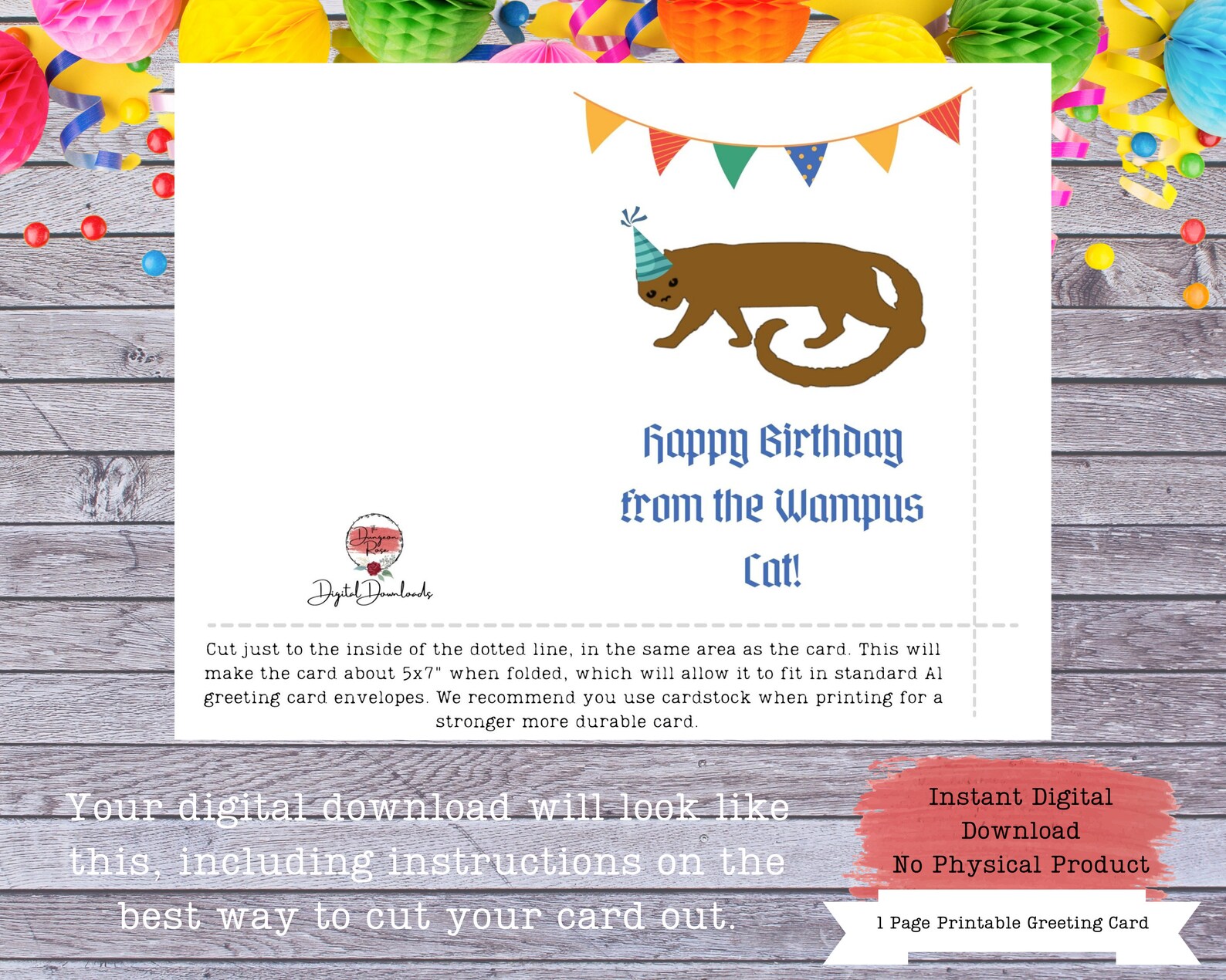 Wampus Cat Cryptid Art Cryptid Cards Cryptid Core | Etsy