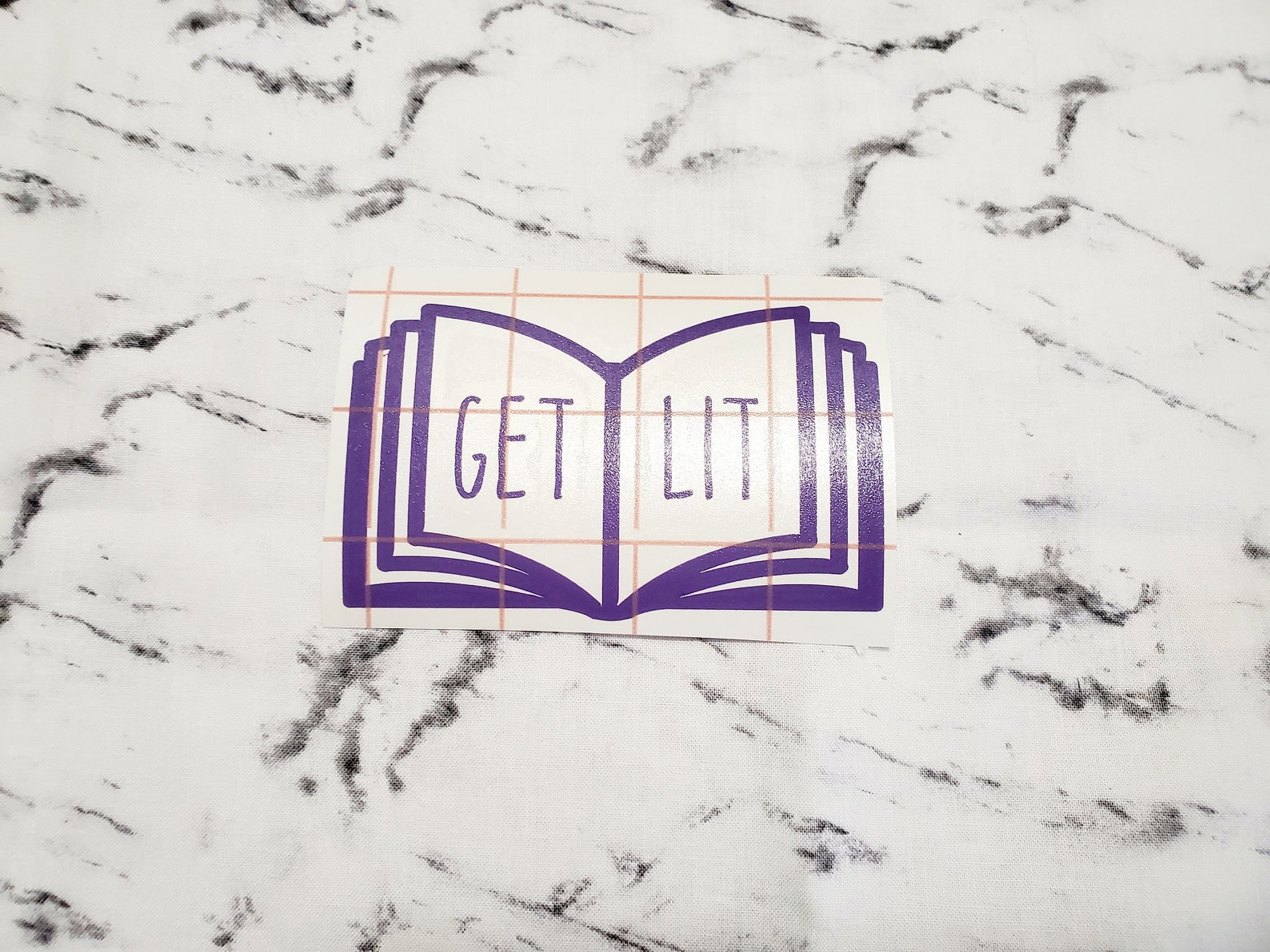 Get Lit Book Decal ELA Teacher Sticker Literature Decal | Etsy