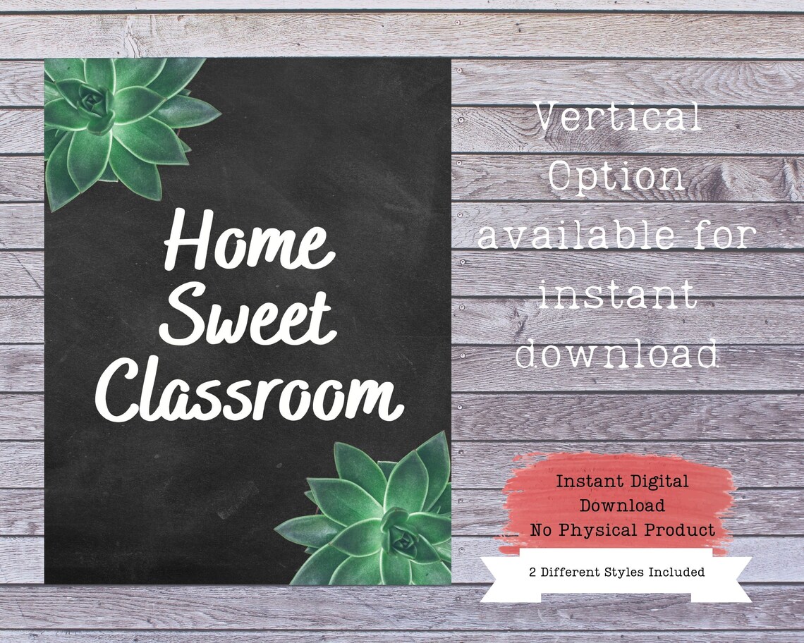 Home Sweet Classroom, Class Poster, Classroom Signs, Classroom Posters ...