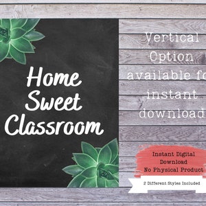 Home Sweet Classroom, Class Poster, Classroom Signs, Classroom Posters ...