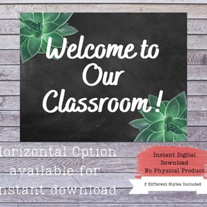 Welcome to Our Class, Class Poster, Classroom Signs, Classroom Posters ...
