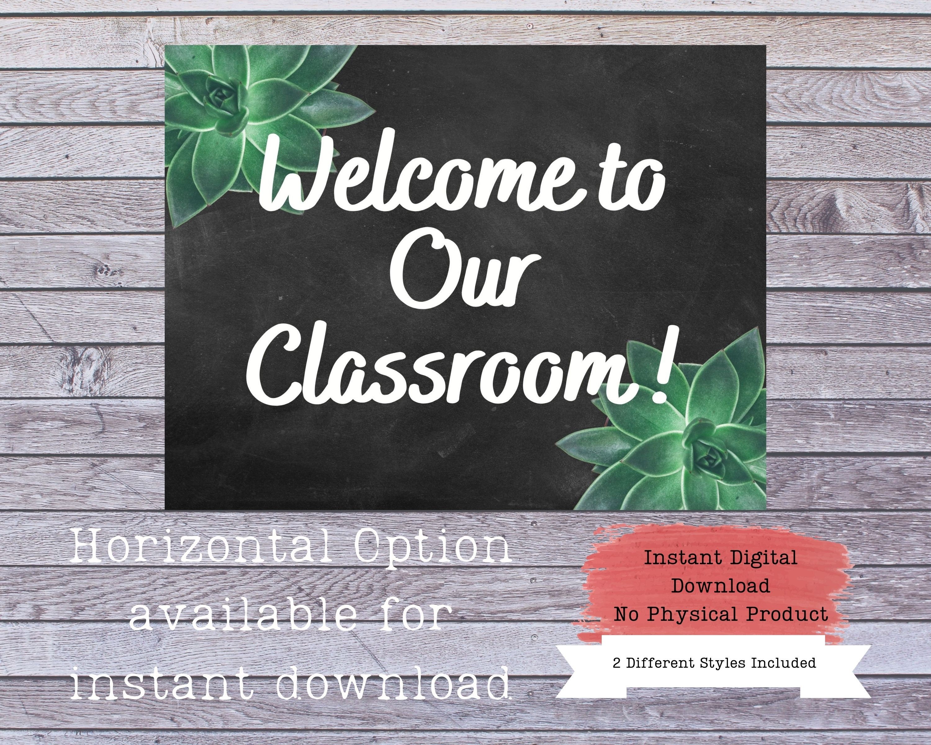 Welcome to Our Class, Class Poster, Classroom Signs, Classroom Posters ...