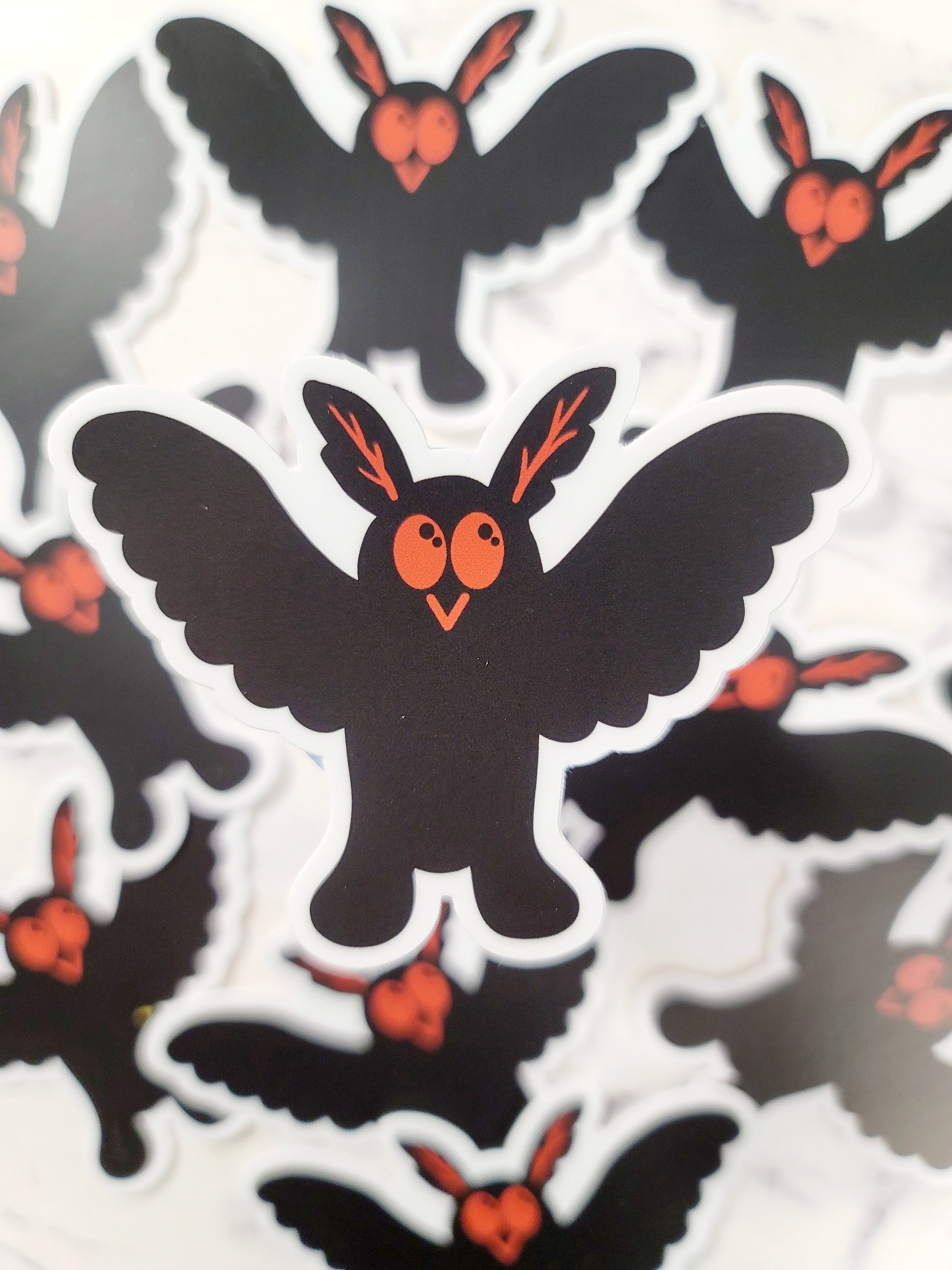Mothman Sticker 3 Inch Sticker Mothman Gifts Mothman Art | Etsy