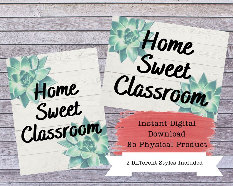 Home Sweet Classroom Classroom Printables Classroom | Etsy