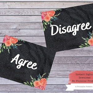 Four Corners Activity Posters 4 Corners Activity Classroom - Etsy