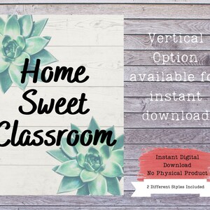 Home Sweet Classroom, Classroom Printables, Classroom Download, Class ...