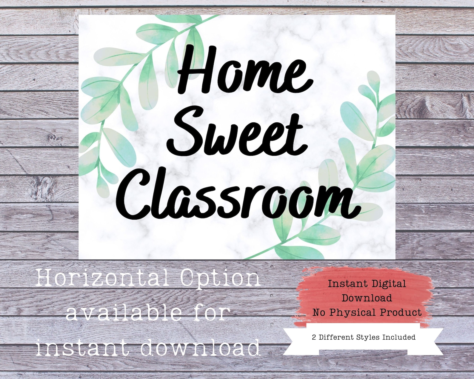 Home Sweet Classroom Classroom Download Class Poster | Etsy