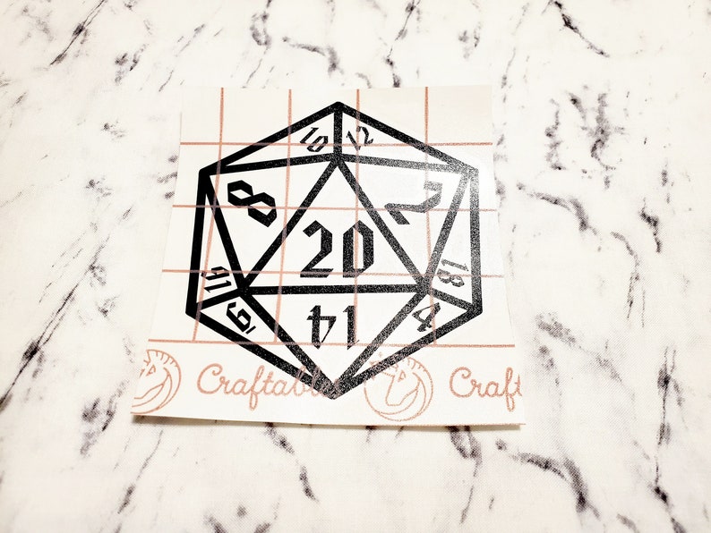D20 Dice, D20 Sticker, D20 Decal, D20 Gift, D20 Roll Initiative, D20 ...