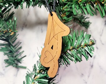 Comic Airplane Ornament. F-16 Ornament. Holiday, Christmas Decoration ...