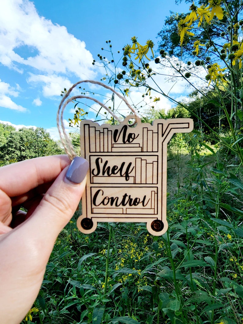 No Shelf Control Ornament, Support Libraries Ornament, Gifts for ...