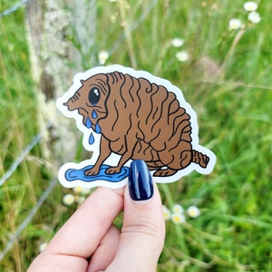 Squonk Cryptid Sticker, Cryptid Art, Cryptid Club, Cryptid Decor ...