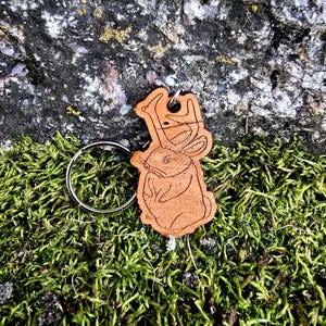 Cute Jackalope Keychain, Cryptid Art, Cryptid Club, Cryptid Decor ...