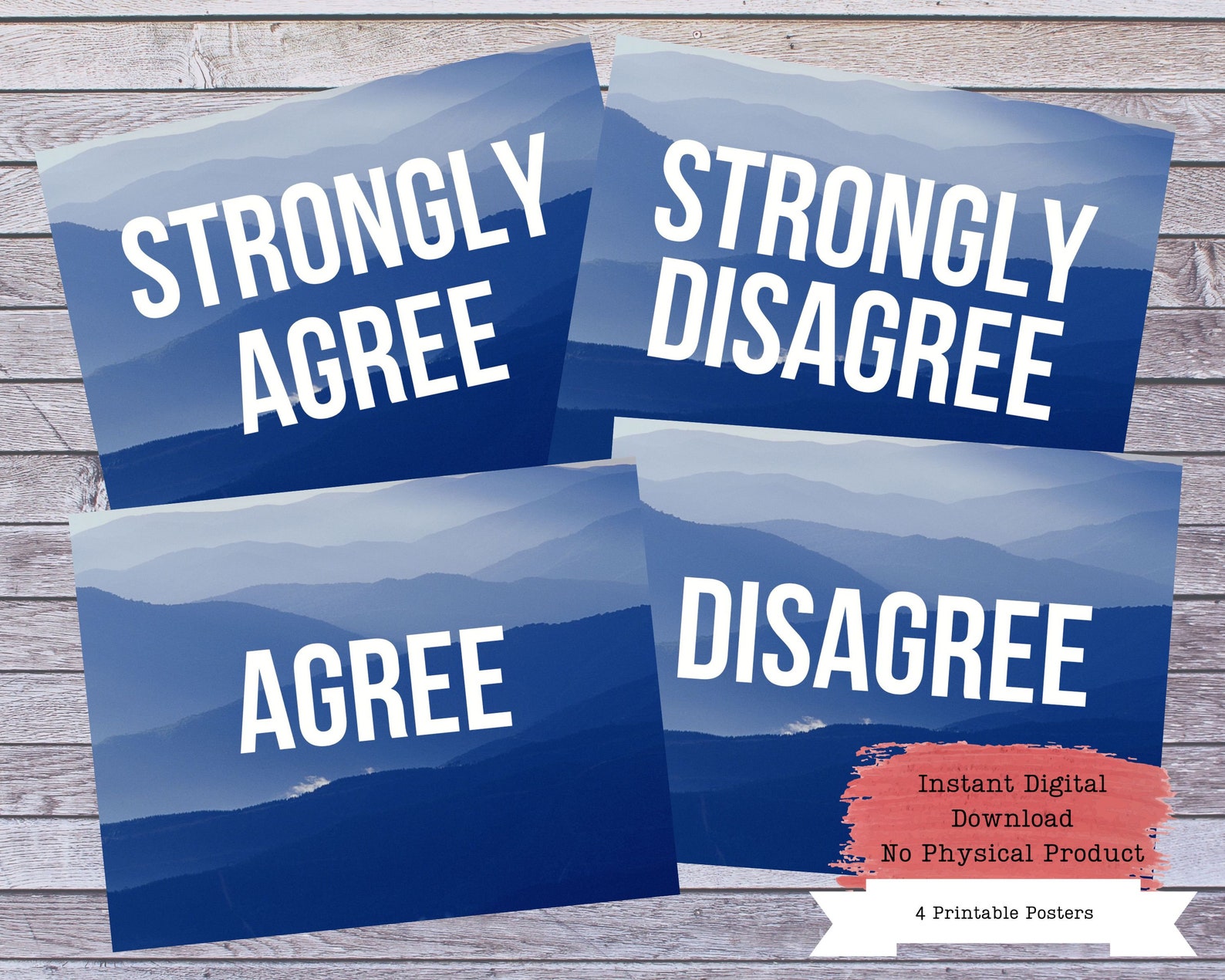 Four Corners Activity Posters, 4 Corners Activity, Classroom Discussion ...