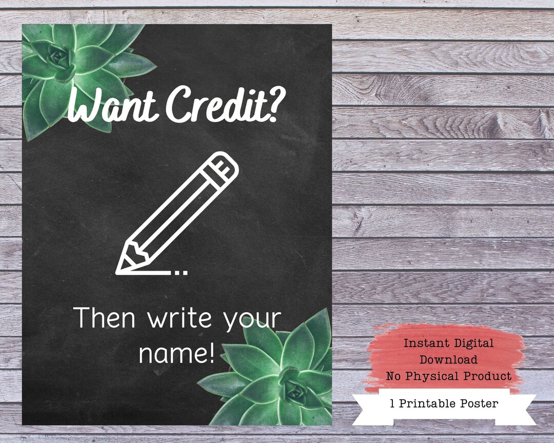 Write Your Name, Printable Poster, Succulent Poster, Class Decor ...
